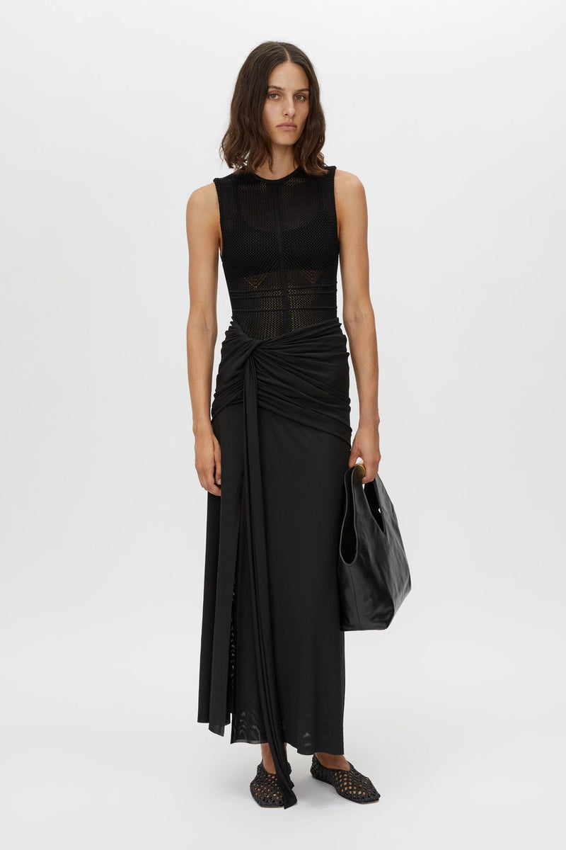 Anisia Bodysuit in Black - CAMILLA AND MARC® C&M