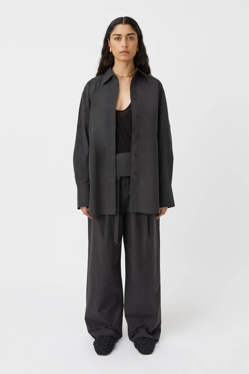 Gill Stonewash Shirt in Black - CAMILLA AND MARC® C&M