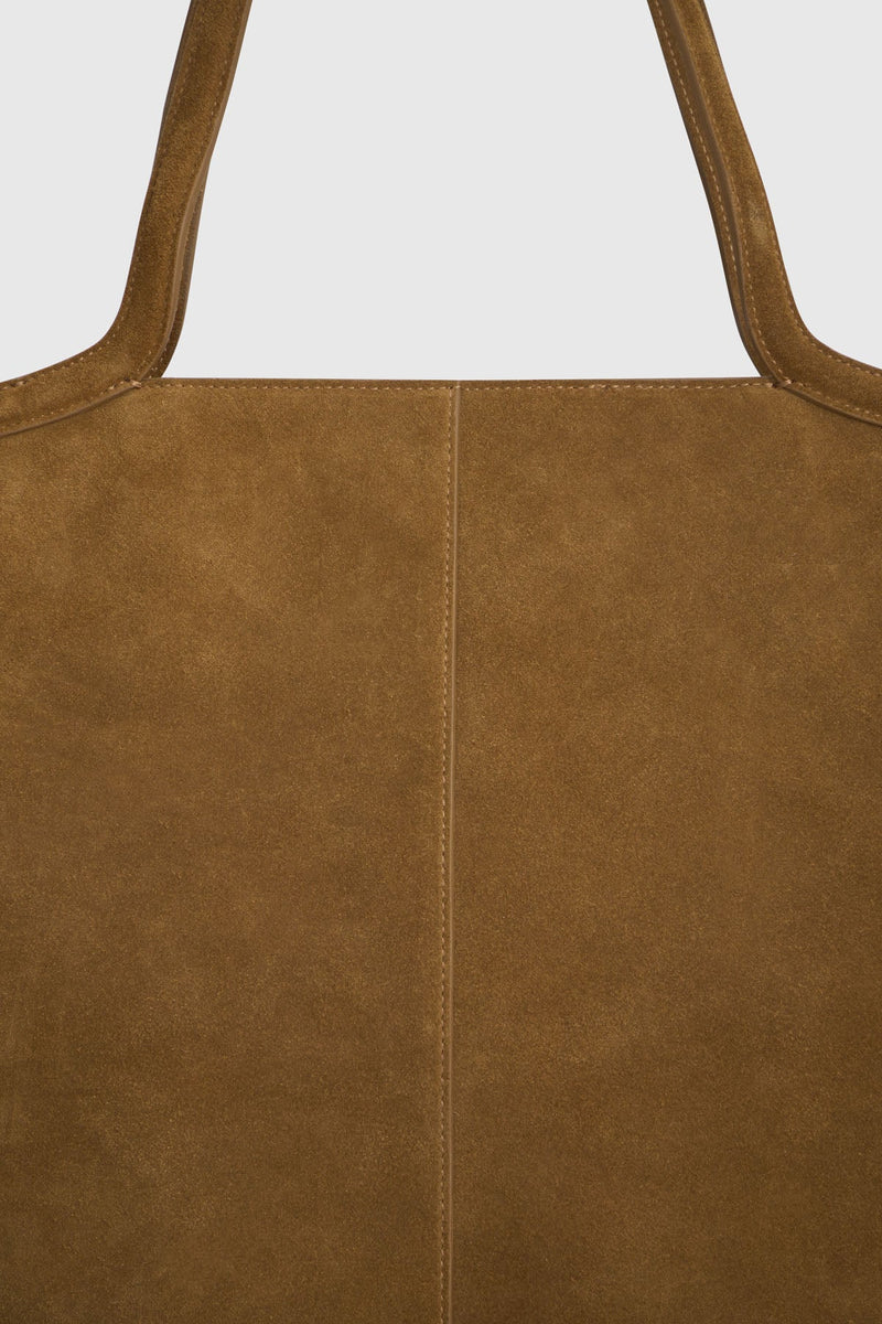 Juniper Suede Tote in Tan - CAMILLA AND MARC® C&M